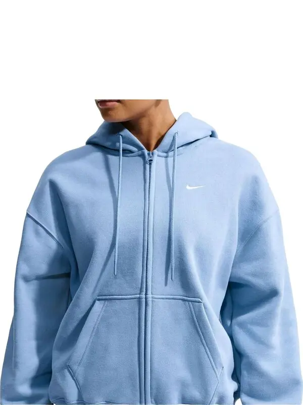 Nike Studio Fleece Hoodie - Work Blue/sail