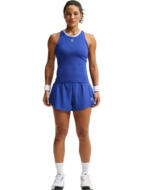Nike Court Ace Advantage Dri-fit Shorts - Old Royal/white