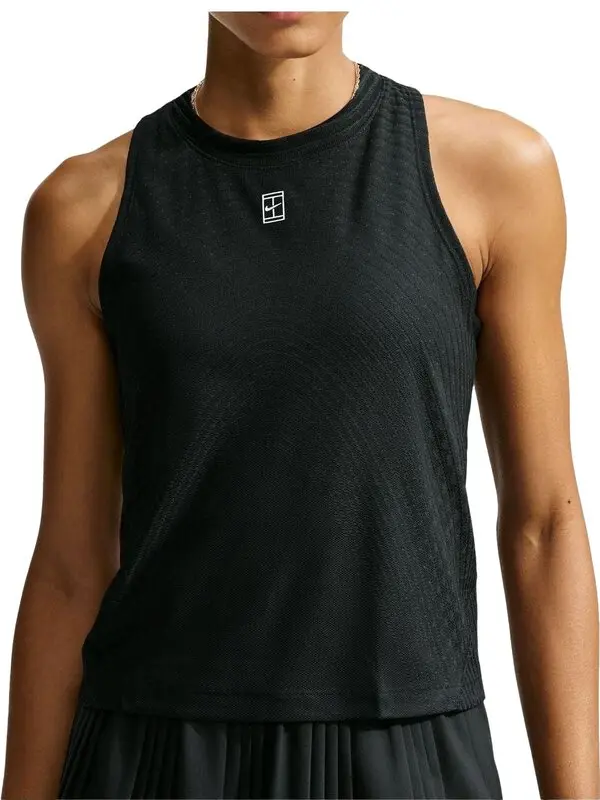 Nike Court Advantage Aero-fit Tank Top - Black/white