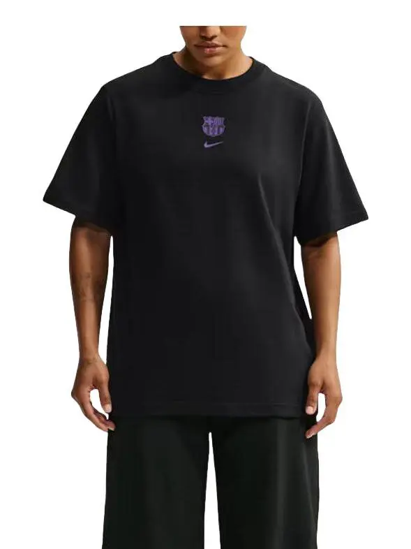 Nike Fc Barcelona T-shirt - Black