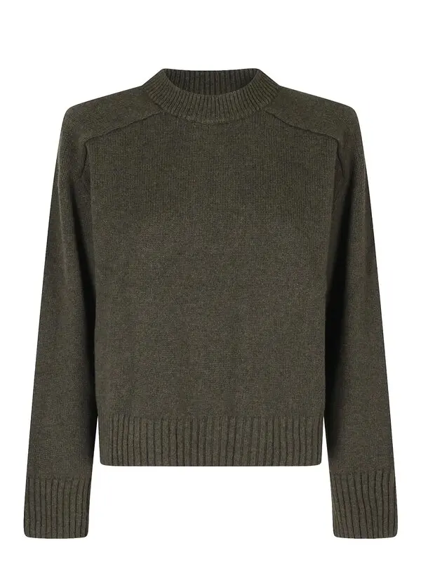 Soeur Ribbed Knit Sweater - Black