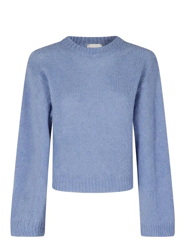 ALYSI Crew Neck Sweater - Blue