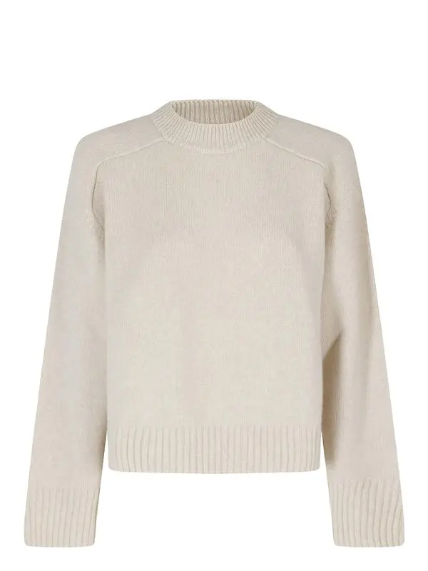 Soeur Ribbed Knit Crew Neck Sweater - No