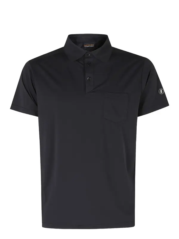 SAVE THE DUCK Jacob Pocket Polo Shirt - Black