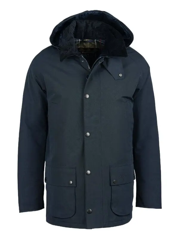 Barbour Quilted Hooded Jacket - Black