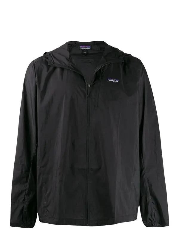 Patagonia Lightweight Zip-up Hooded Jacket - Black