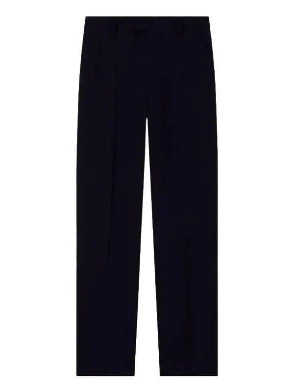 A.p.c. Tailored Straight-leg Trousers - Deep Navy Blue