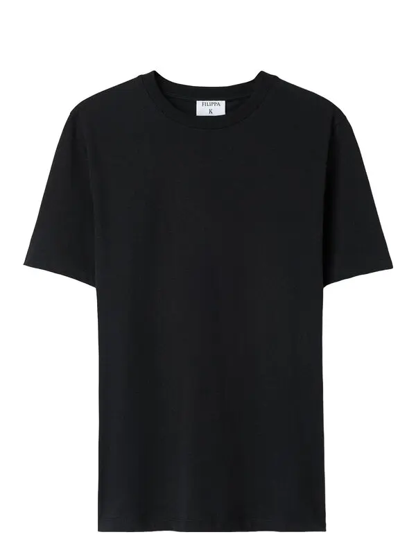 Filippa K Crew Neck T-shirt - Black
