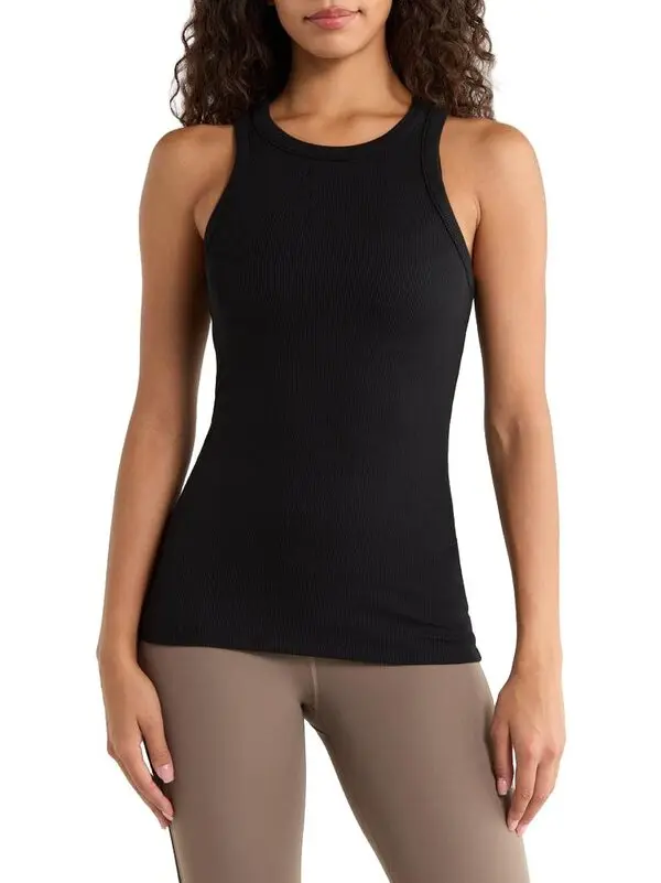 Splits59 Kiki Rib Racerback Tank - Black