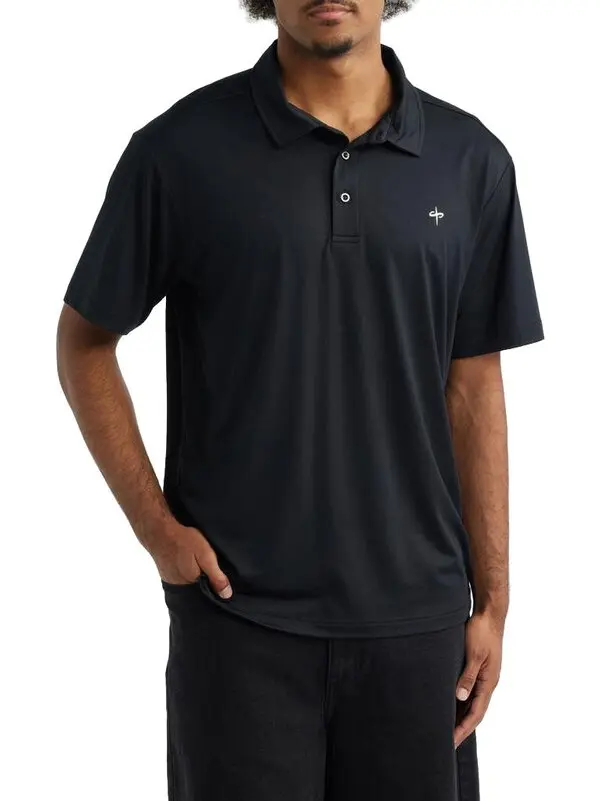 SANTO STUDIO Tempo Performance Polo - Black