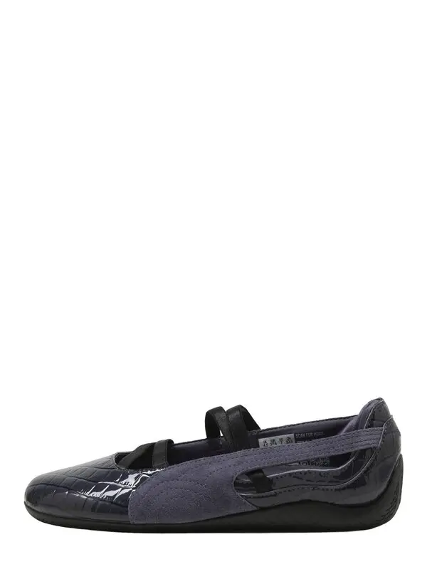 PUMA Speedcat Ballet Metallic Croc-effect Sneakers - Gray