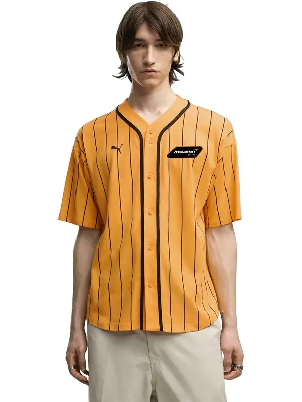 PUMA Mclaren Racing Oversized Baseball Jersey - Orange