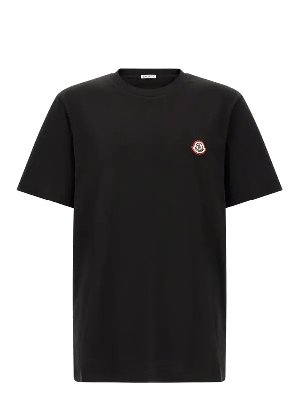 Moncler T-shirt Ss - Black