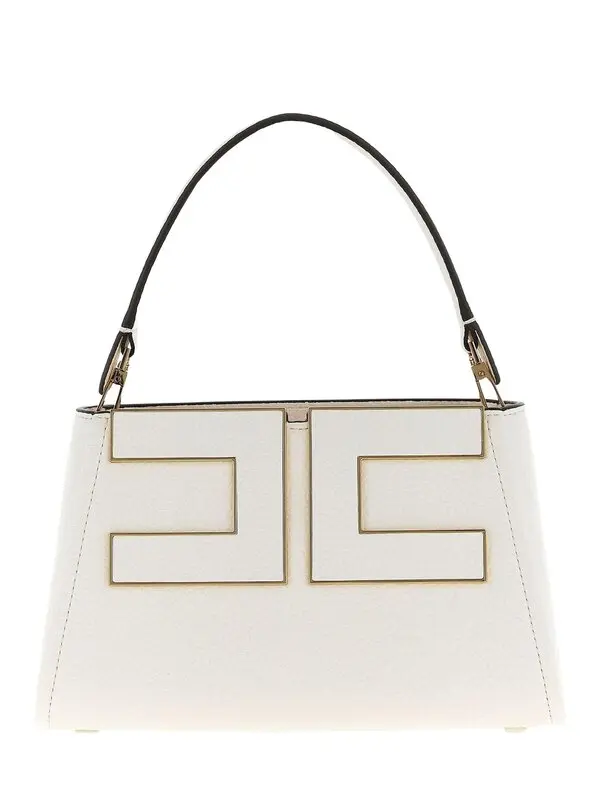 Elisabetta Franchi Shoulder Bag - Beige