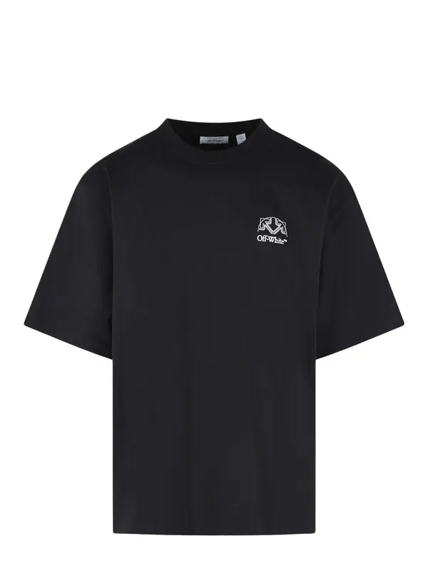 Off-White Offline Half Arrow Skate Short Sleeve T-shirt - Black