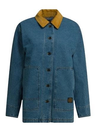 Filson Barn Denim Jacket With Classic Collar - Blue