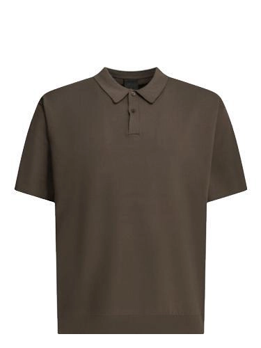 DAIWA PIER39 Tech Knit Polo Buttons Shirt - Brown