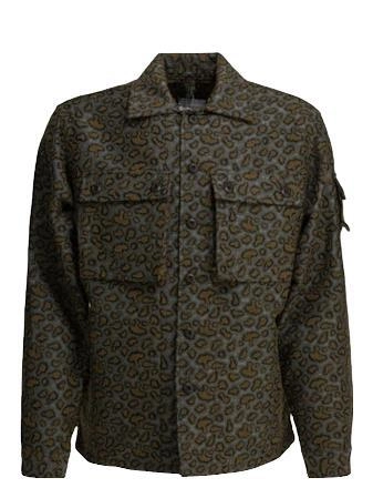 BEAMS Cotton Blend Overshirt - Brown
