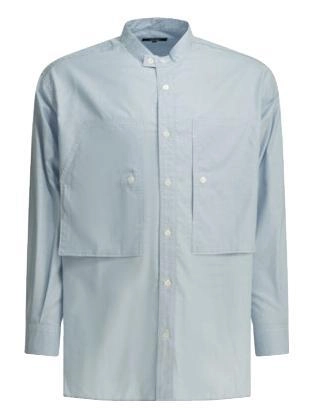 Comme Des Garçons Casual Patch Pockets Shirt - Light Blue