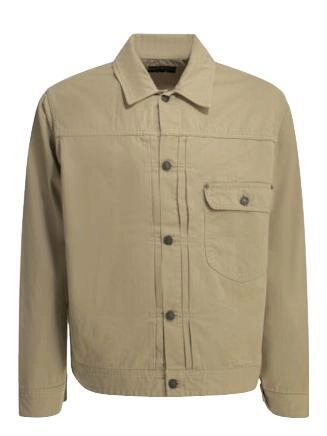 BEAMS Digger Denim Jacket - Beige
