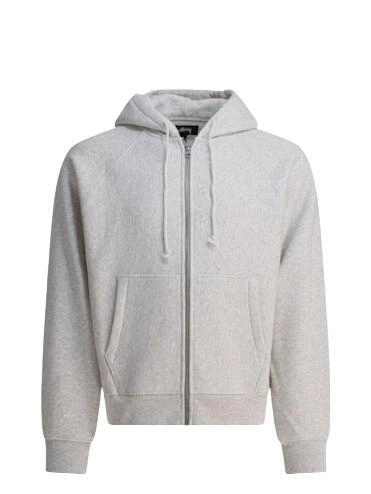 StÜssy Raglan Zip Hoodie - Grey