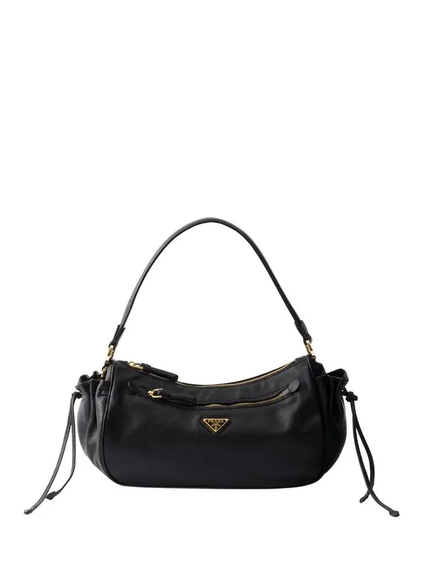 Prada Small Leather Bag - Black