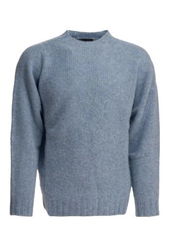 BEAMS Shaggy Bernard Crewneck Sweatshirt - Light Blue