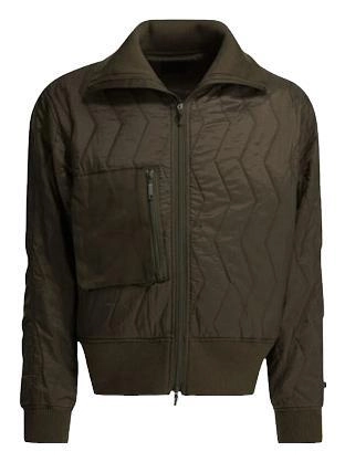 DAIWA PIER39 Quilted Nylon Zip-up Jacket - Brown