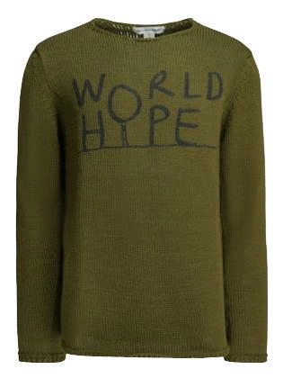 Comme Des Garçons Crewneck Sweatshirt With Logo - Green