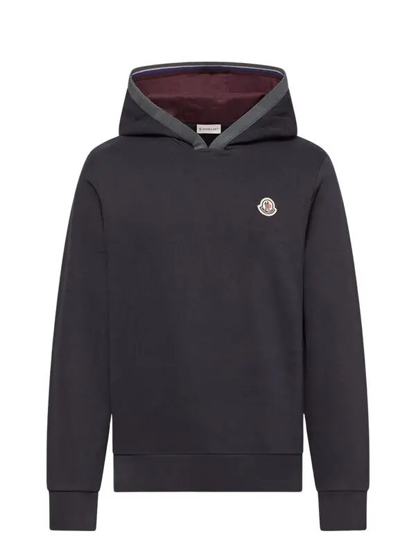 Moncler Hooded Sweater - Blue