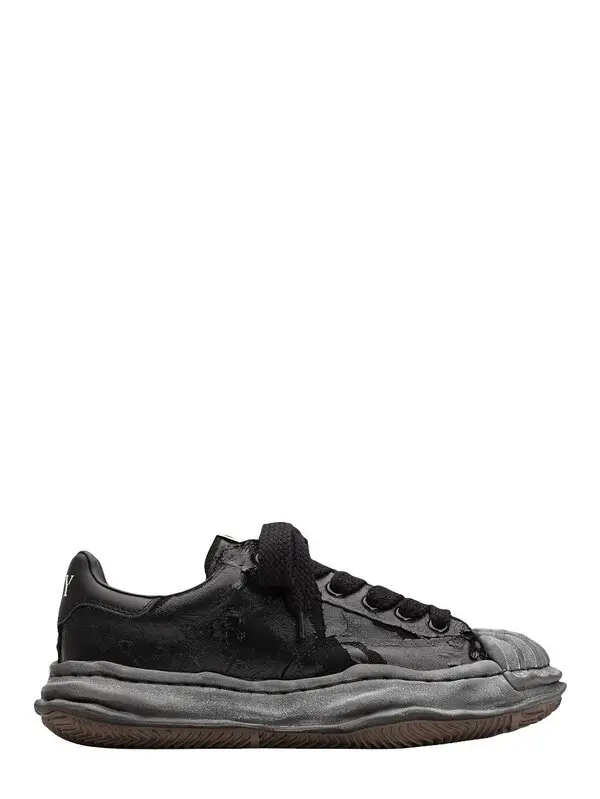 Mihara Yasuhiro Blakey Og Sole Canvas Low Top Sneakers - Black