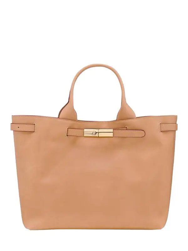 Longchamp Le Smart L Handbag - Tan