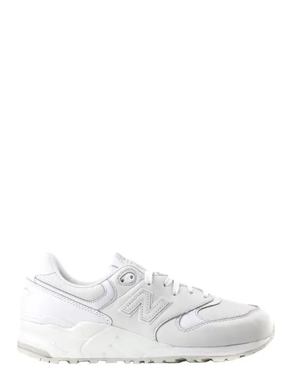 NEW BALANCE 999 Leather Lace Up Sneakers - White