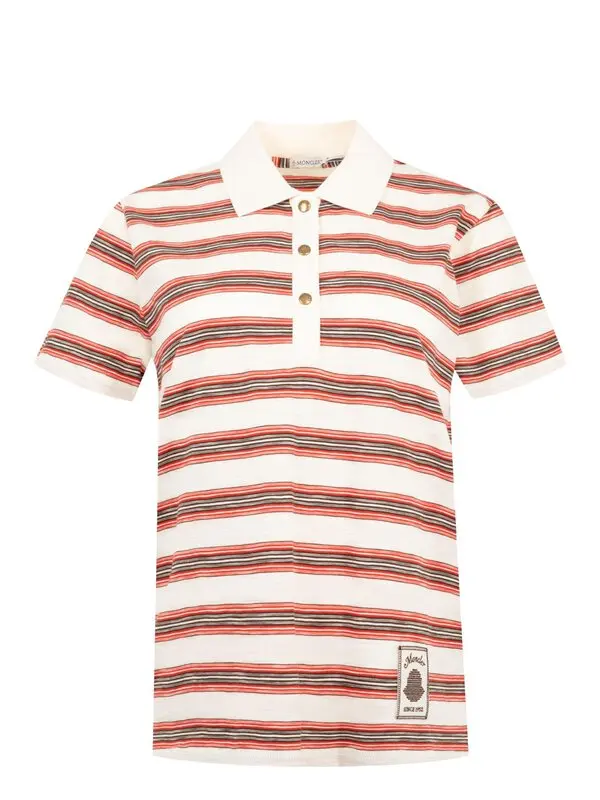 Moncler Short-sleeve Polo 'natural - White