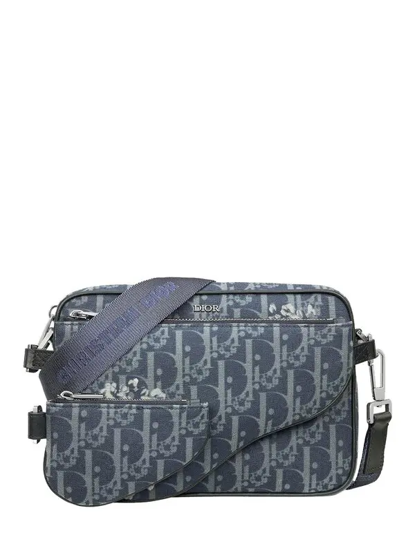 Dior X Denim Tears Saddle Triple Pouch - Blue
