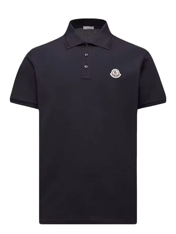 Moncler Short-sleeve Polo - Blue