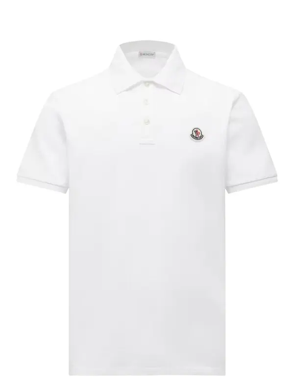 Moncler Short-sleeve Polo - White