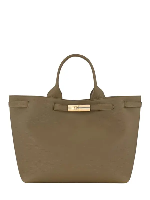 Longchamp Le Smart L Tote Bag 'olive - Green