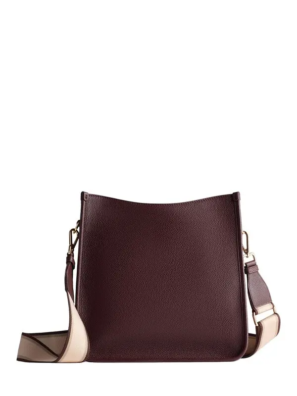 Quince Emilia Crossbody - Deep Plum