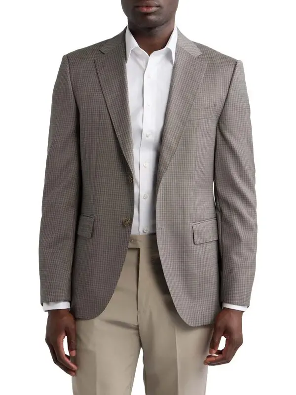 BOSS Jeckson Virgin Wool Sport Coat - Medium Beige
