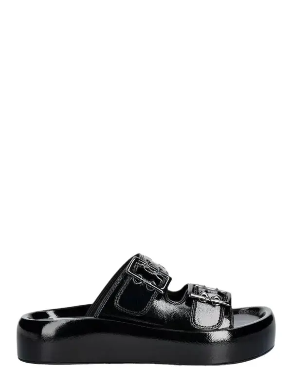 BUFFALO Evelyn Ari Riv Buckle-fastening Sandals - Black