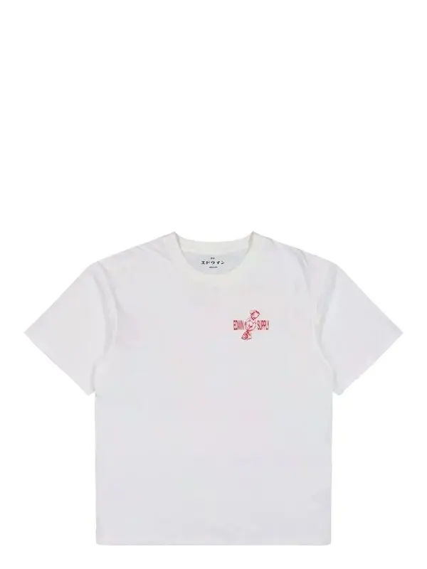 Edwin Graphic-print T-shirt - White