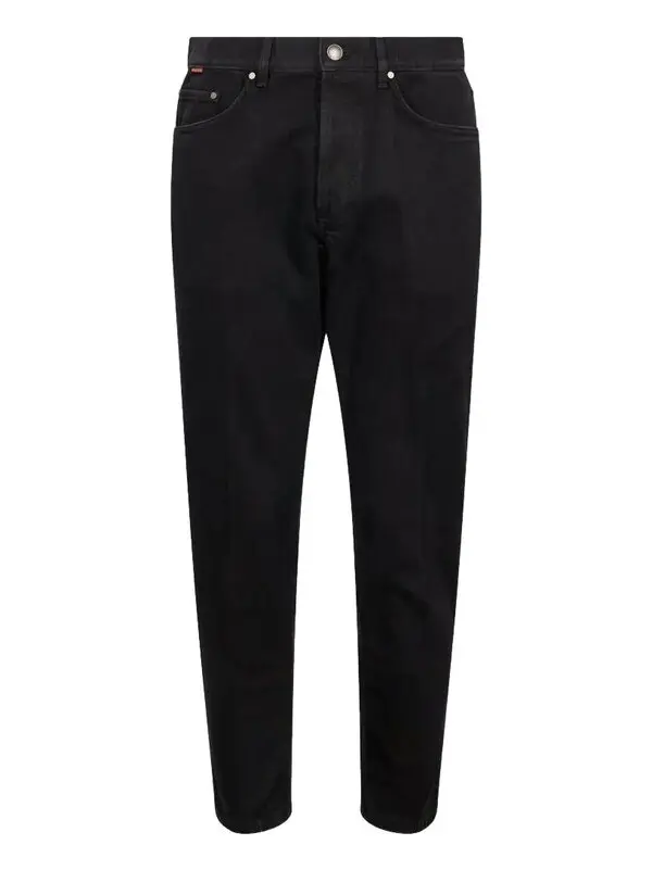LARDINI Five-pocket Jeans - Black