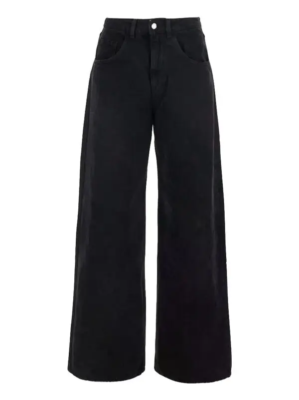 ICON DENIM LOS ANGELES Poppy Wide-leg Jeans - Black