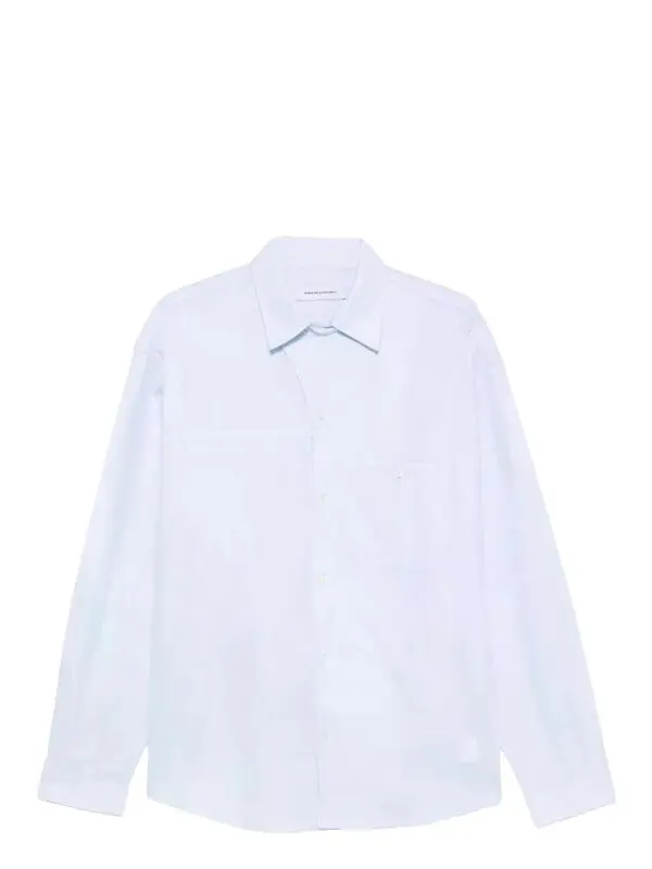 KIKO KOSTADINOV Asymmetric-front Pocket-detail Shirt - Blue