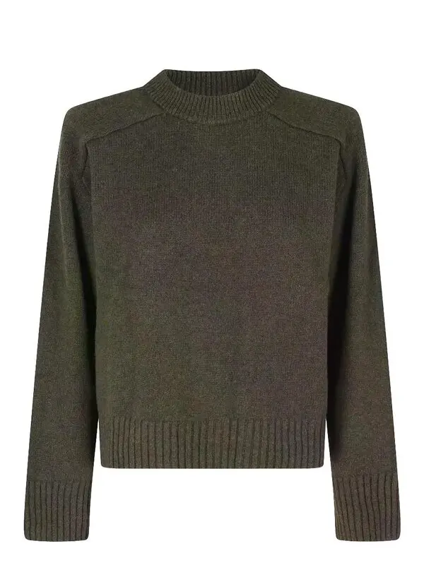 Soeur Ribbed-trim Thumb-slot Sweater - Green