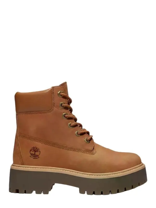 Timberland Stone Street Platform Lace-up Boots - Neutrals
