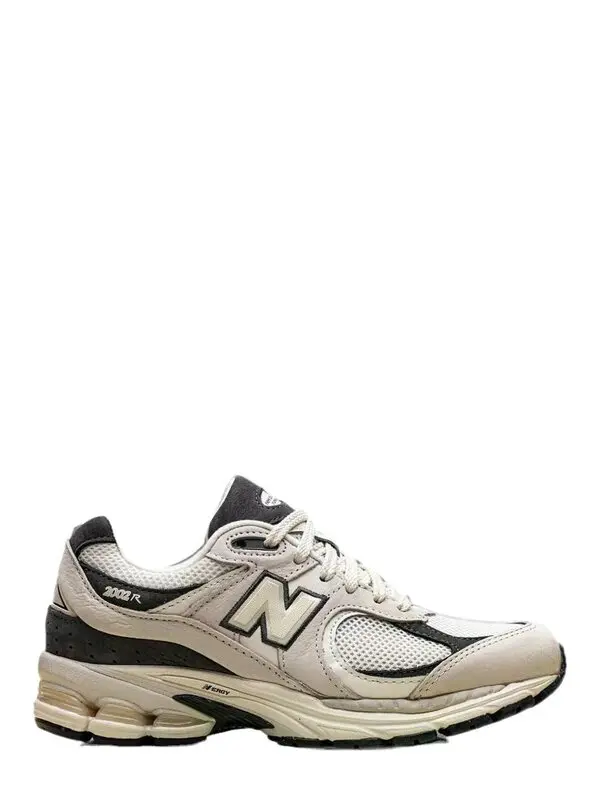 NEW BALANCE 2002r Paneled Leather And Mesh Sneakers - Neutrals