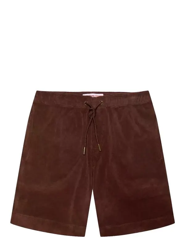 Orlebar Brown Towelling Drawstring Shorts - Brown