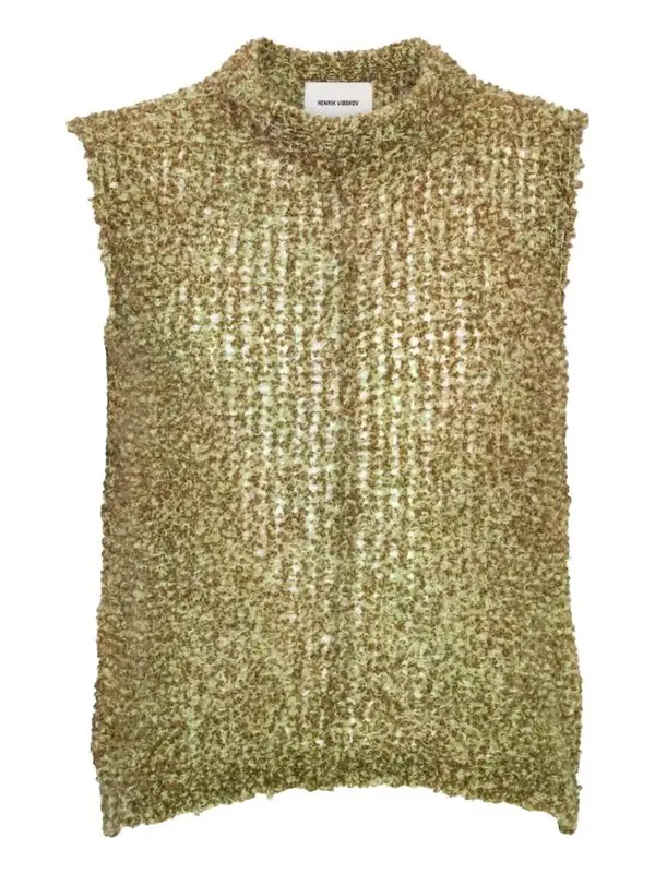 Henrik Vibskov Amphi Open-knit Vest - Neutrals